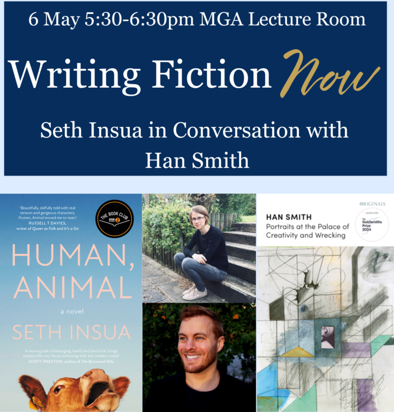 Seth Insua in conversation with Han Smith at St Hugh's College - St ...